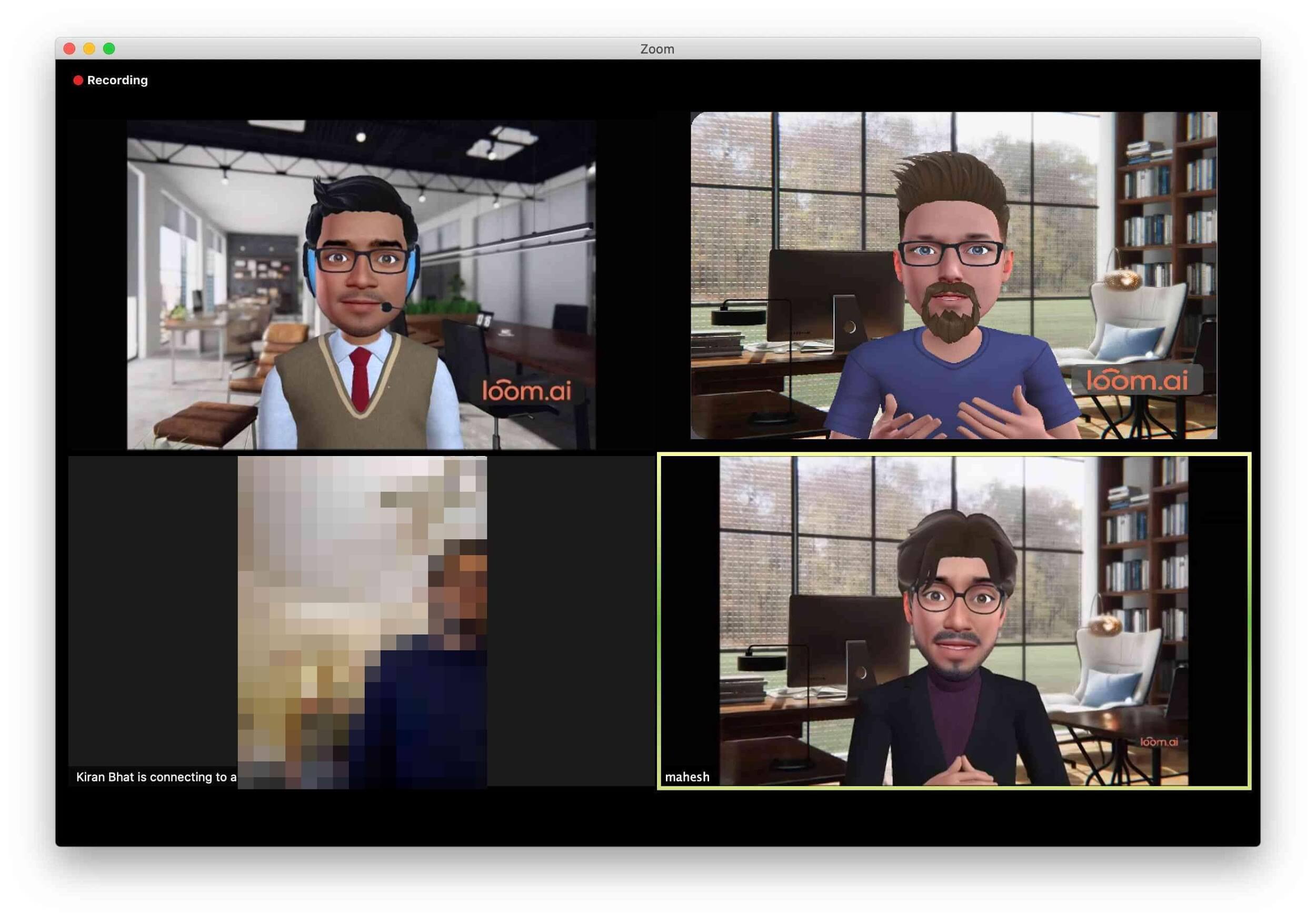 How to use Loomie to create 3D Avatar for Zoom Calls?